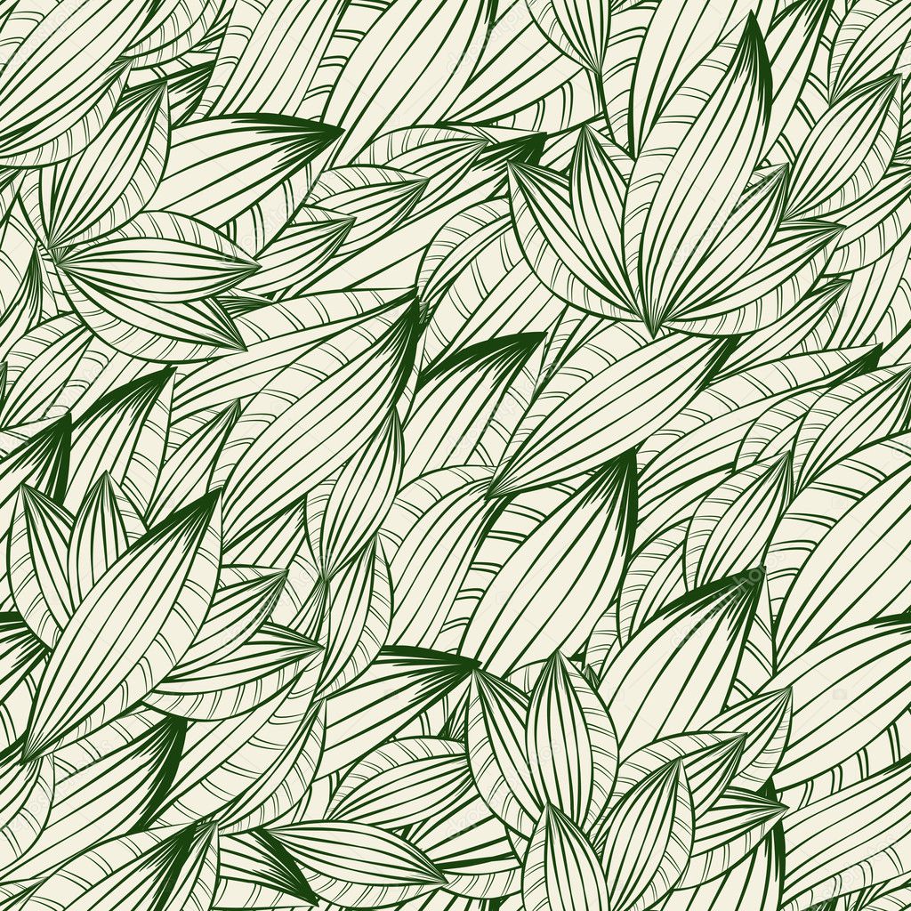 Plant Seamless Abstract Pattern — Stock Vector © Olgayakovenko 11101013