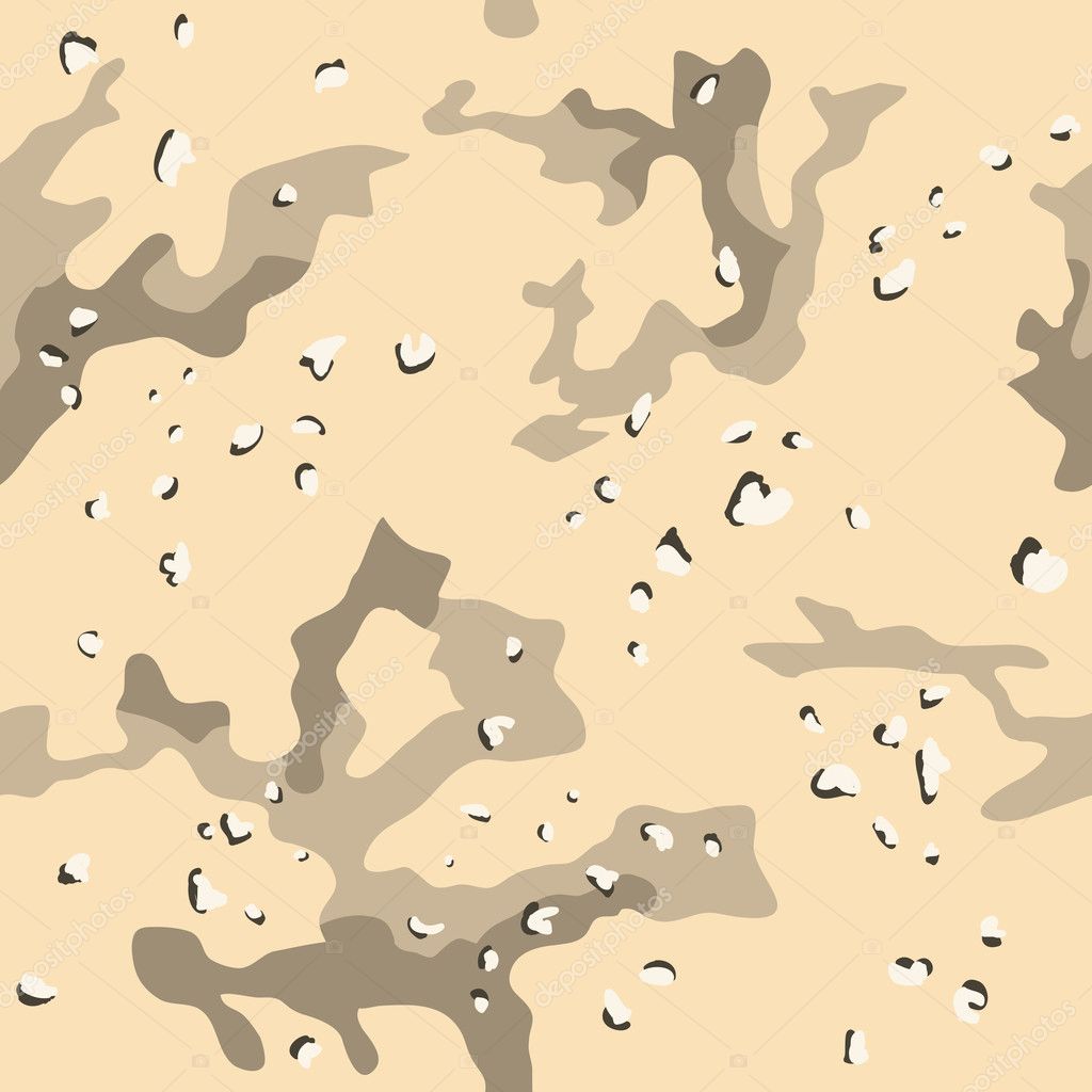 US military desert camouflage seamless pattern 2 — Stock Vector ...