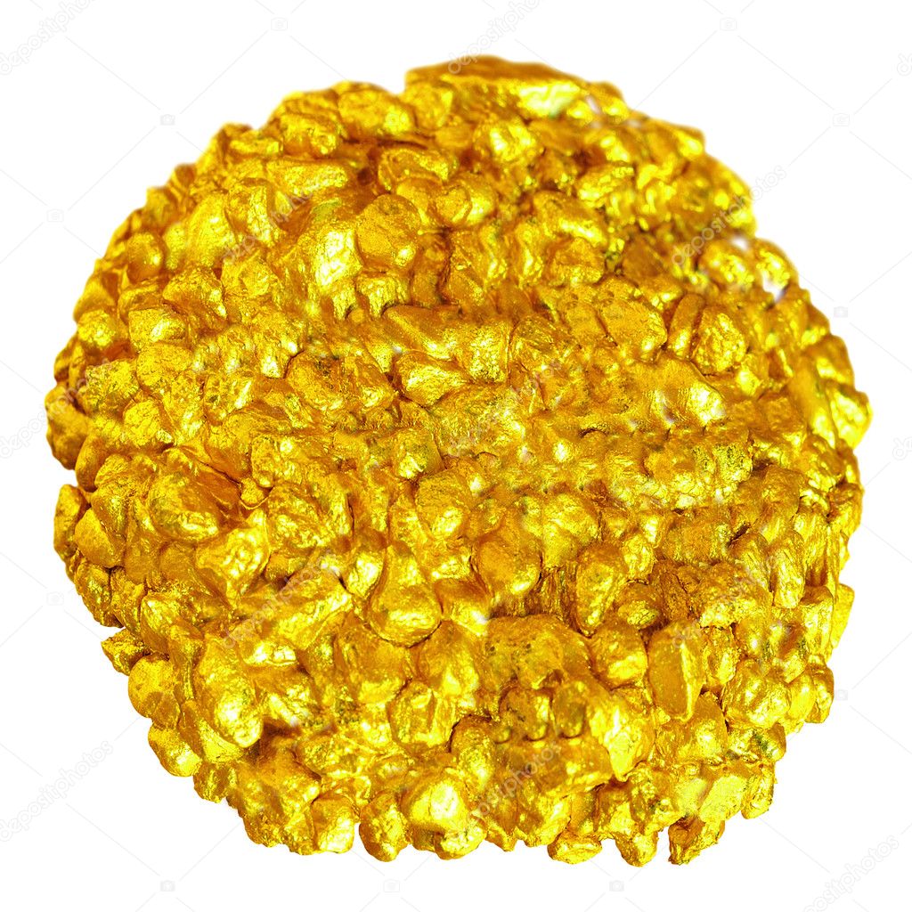 Luxury golden nuggets.Hi res background. Stock Photo by ©R-studio 10752236