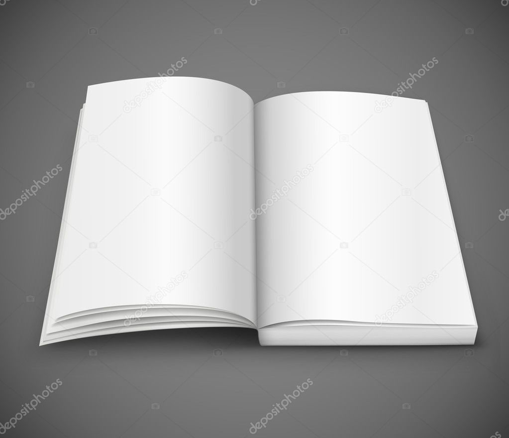 abrir la difusión del libro con páginas en blanco en blanco 2023