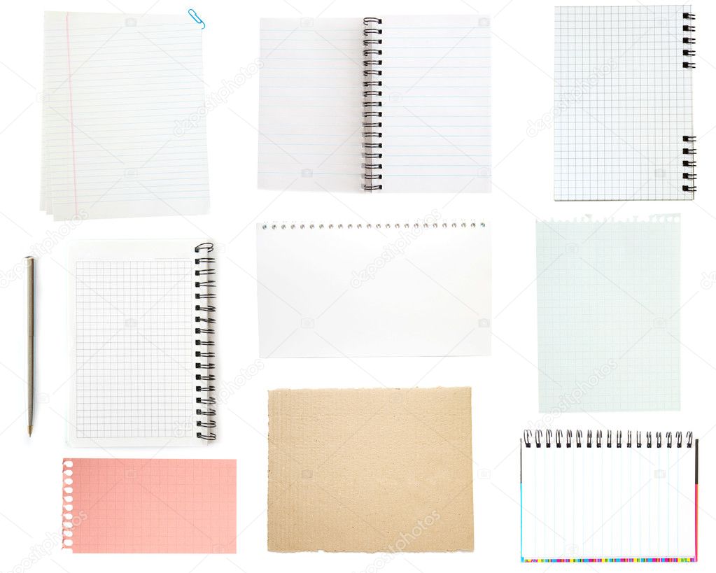 Collection of old note paper Stock Photo by ©Pakhnyushchyy 12315511