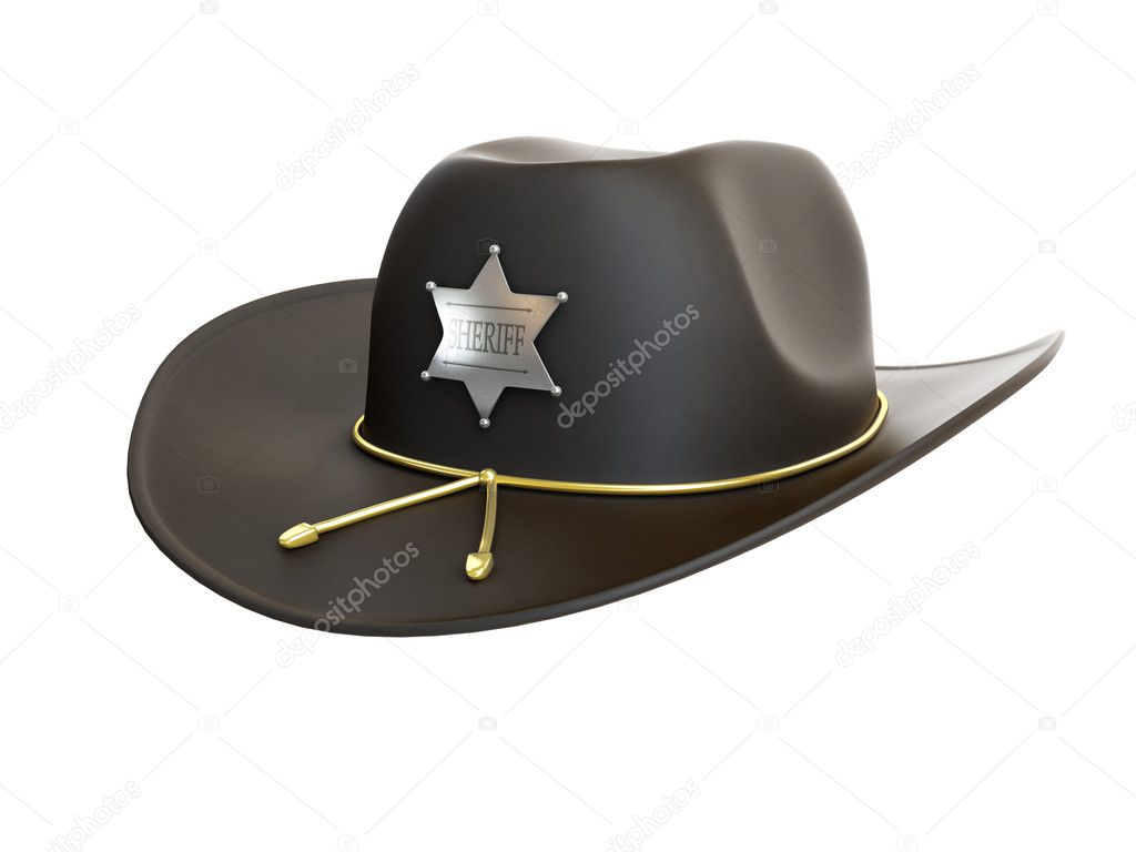 Sheriff hat — Stock Photo © 3dfoto #11620062