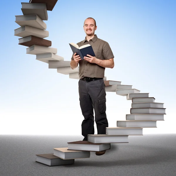 Stair of learning and success - Stock Image - Everypixel