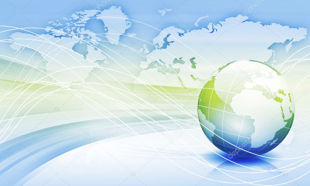 Planet earth and technology background Stock Photo by ©SergeyNivens ...