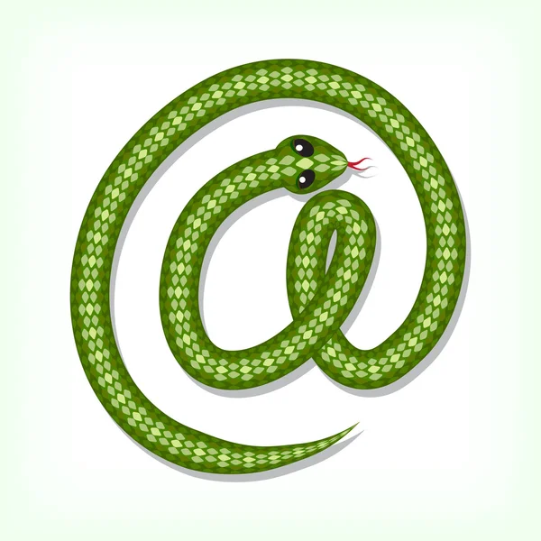 Snake font. Letter K — Stock Vector © Elenita #12335987