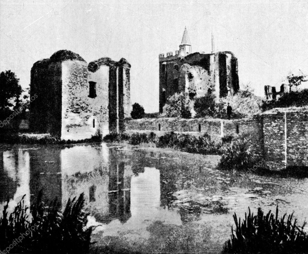 Ruins of the castle Brederode in Holland near Harlem — Stock Photo ...