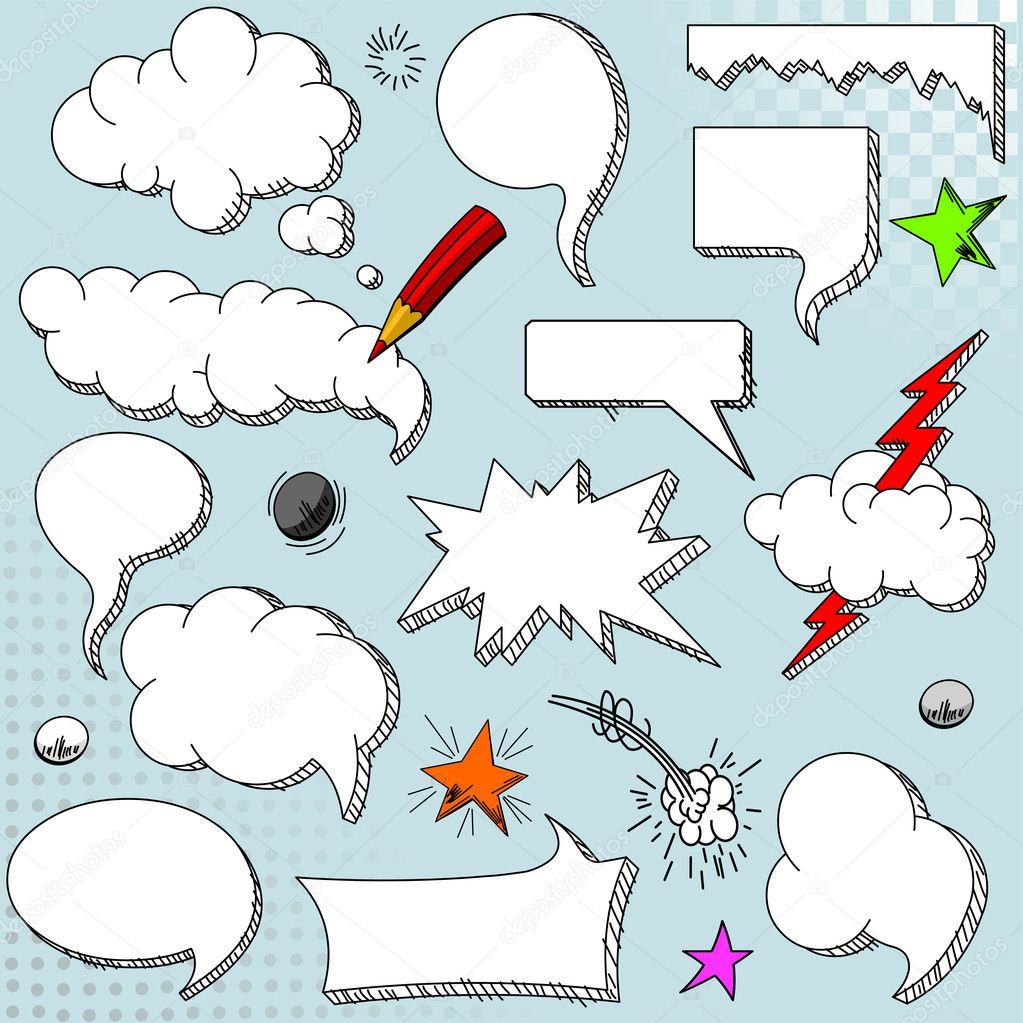 Speech bubbles — Stock Vector © Dazdraperma #12010054 Speech bubbles — Stock Vector © Dazdraperma #12010054