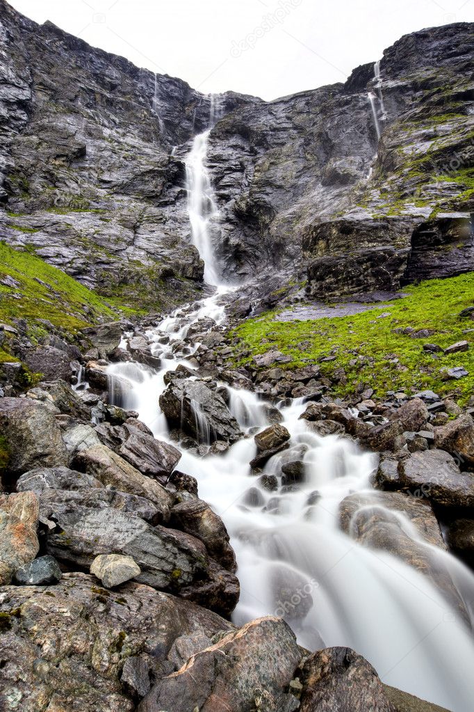 Trollfossen in Norway — Stock Photo © kjorgen #11976897