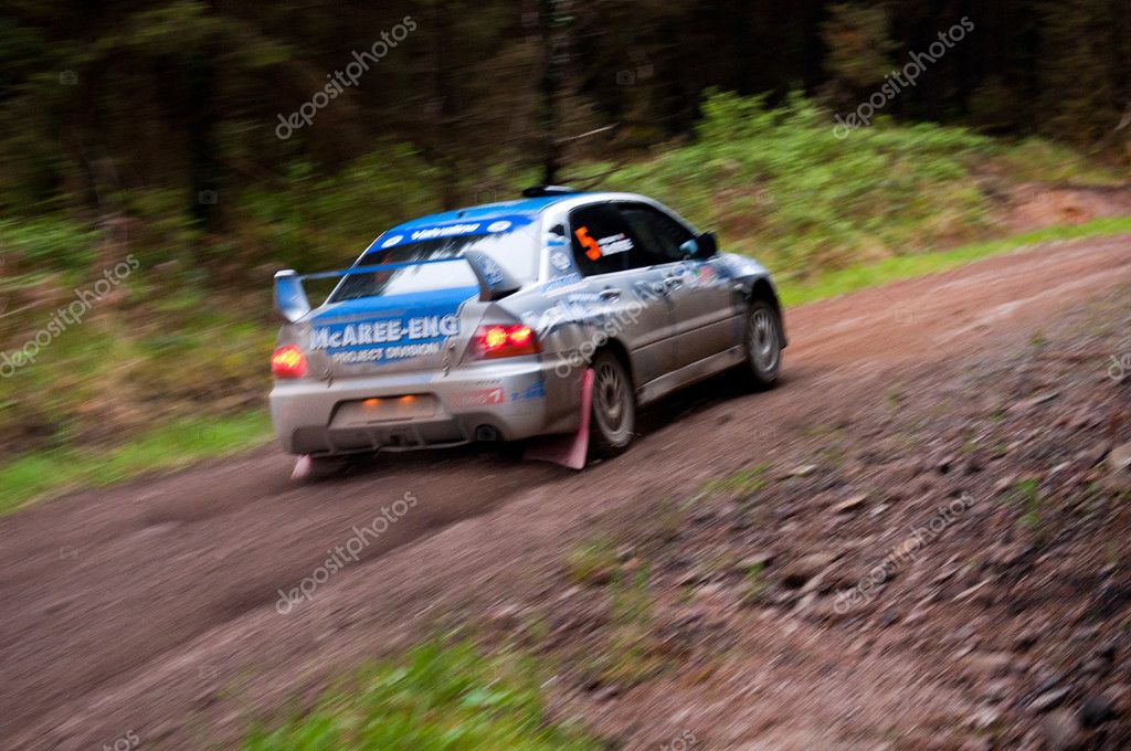 V. Mcaree driving Mitsubishi Evo – Stock Editorial Photo © luissantos84 #10751885