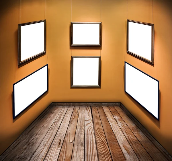 Empty frames on the walls - Stock Image - Everypixel