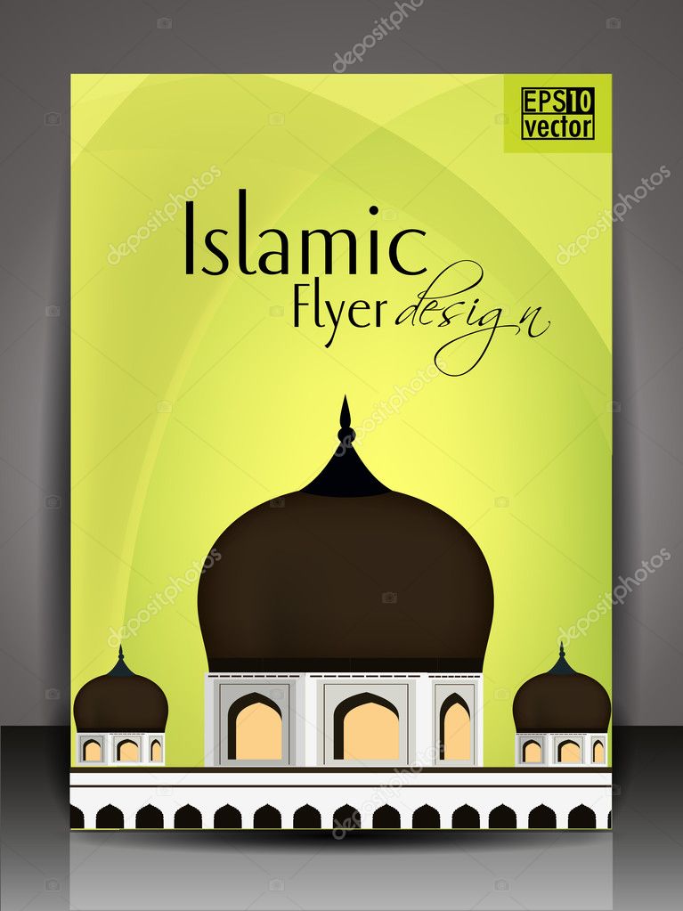 Islamic Flyer design. Stock Vector by ©alliesinteract 11211296