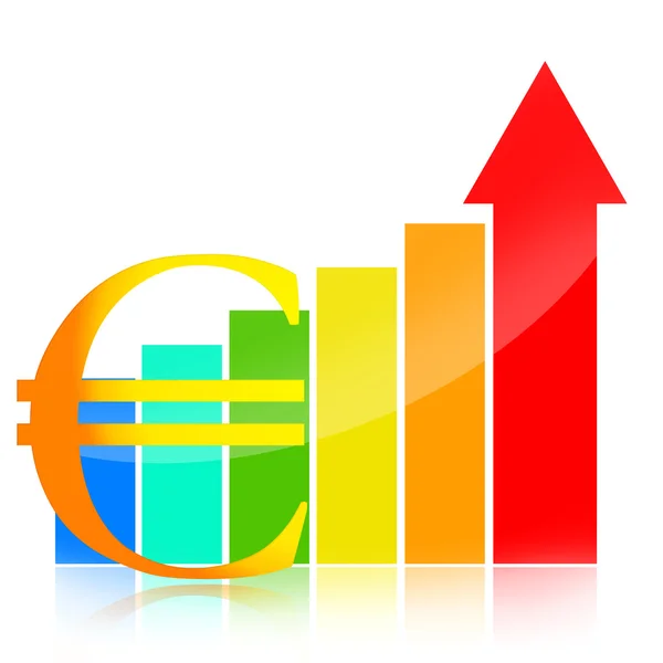 Euro sales chart icon Stock Photos, Royalty Free Euro sales chart icon ...