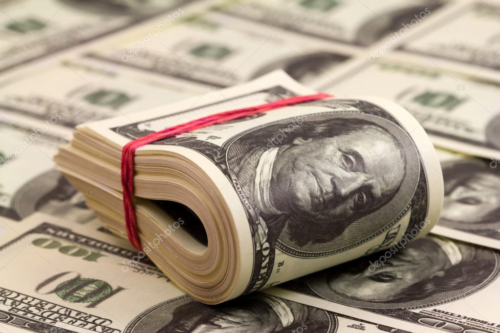 Roll of money — Stock Photo © emris1 #11076045
