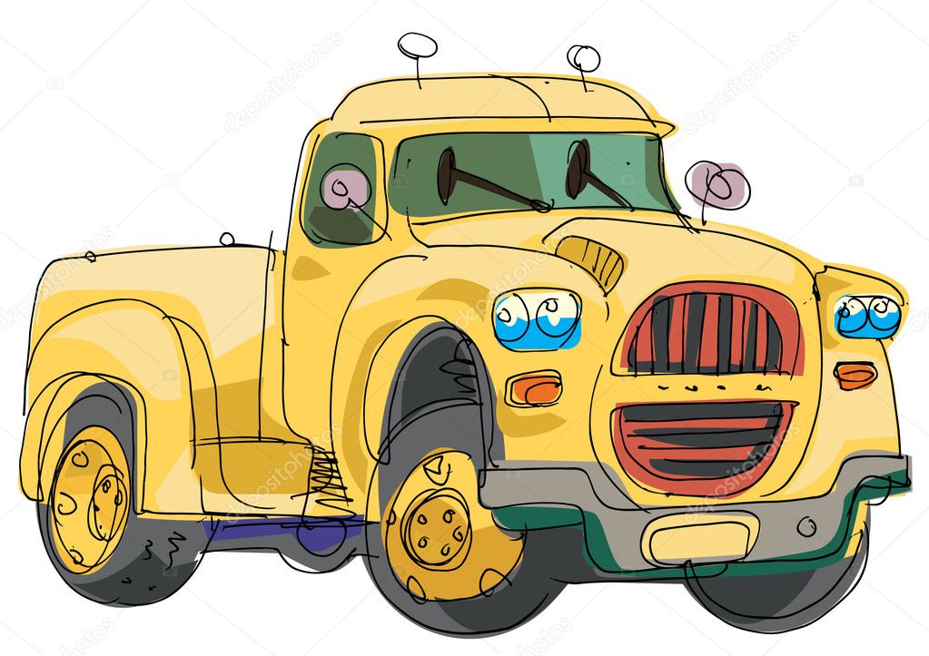 Pickup Stock Vector Image by ©iralu1 #11312505