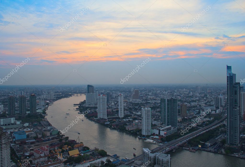 Sunset in Bangkok Stock Photo by ©swisshippo 11464757
