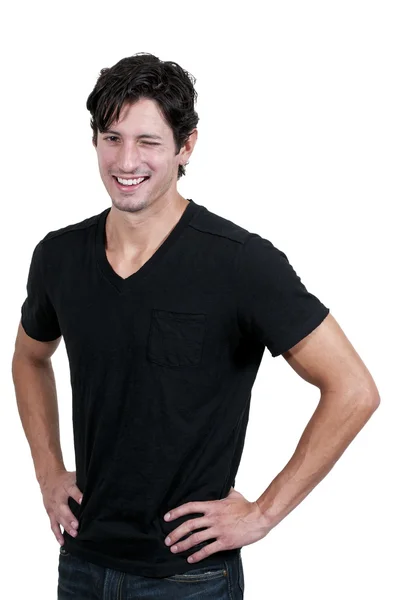 Man winking Stock Photos, Royalty Free Man winking Images | Depositphotos