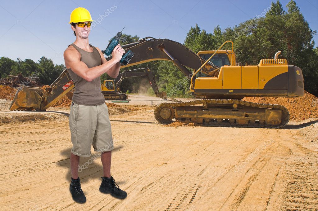 Man Construction Worker Stock Photo by ©robeo123 12250609