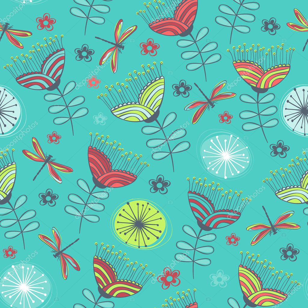 Pattern wallpaper vector seamless background Stock Vector Image by ...