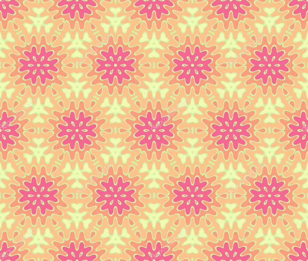 Vintage wallpaper pattern seamless background. Vector. Stock Vector by ...