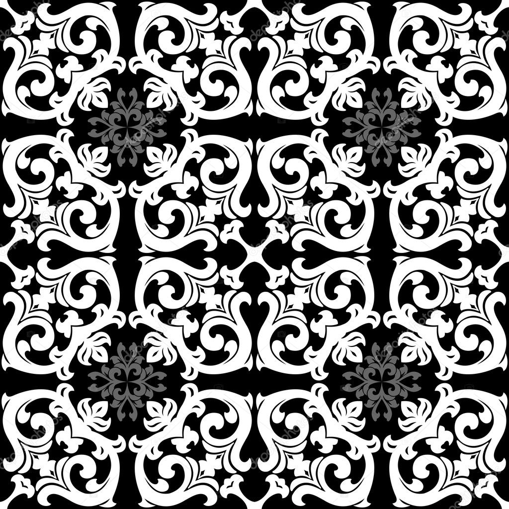 Abstract floral pattern — Stock Vector © -=WaD=- #11998214