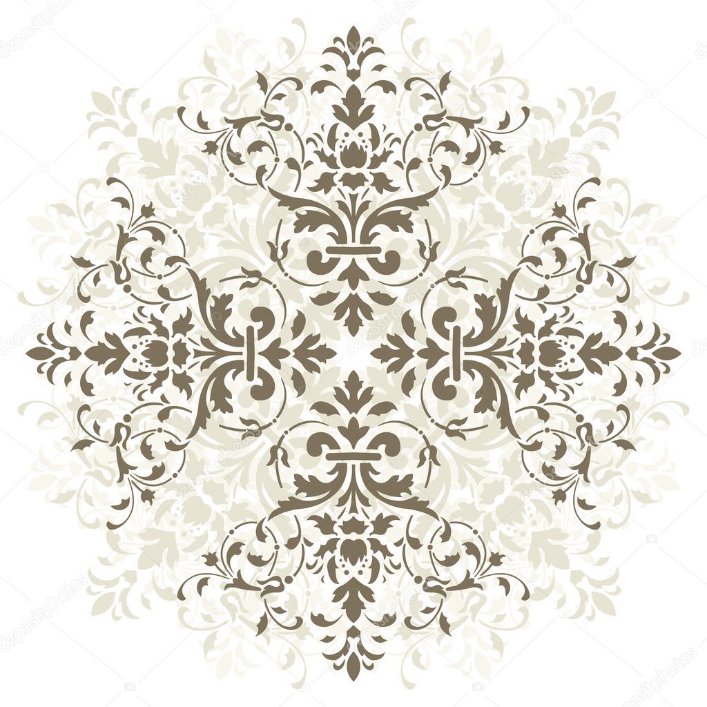 Flower Circle Design Pattern