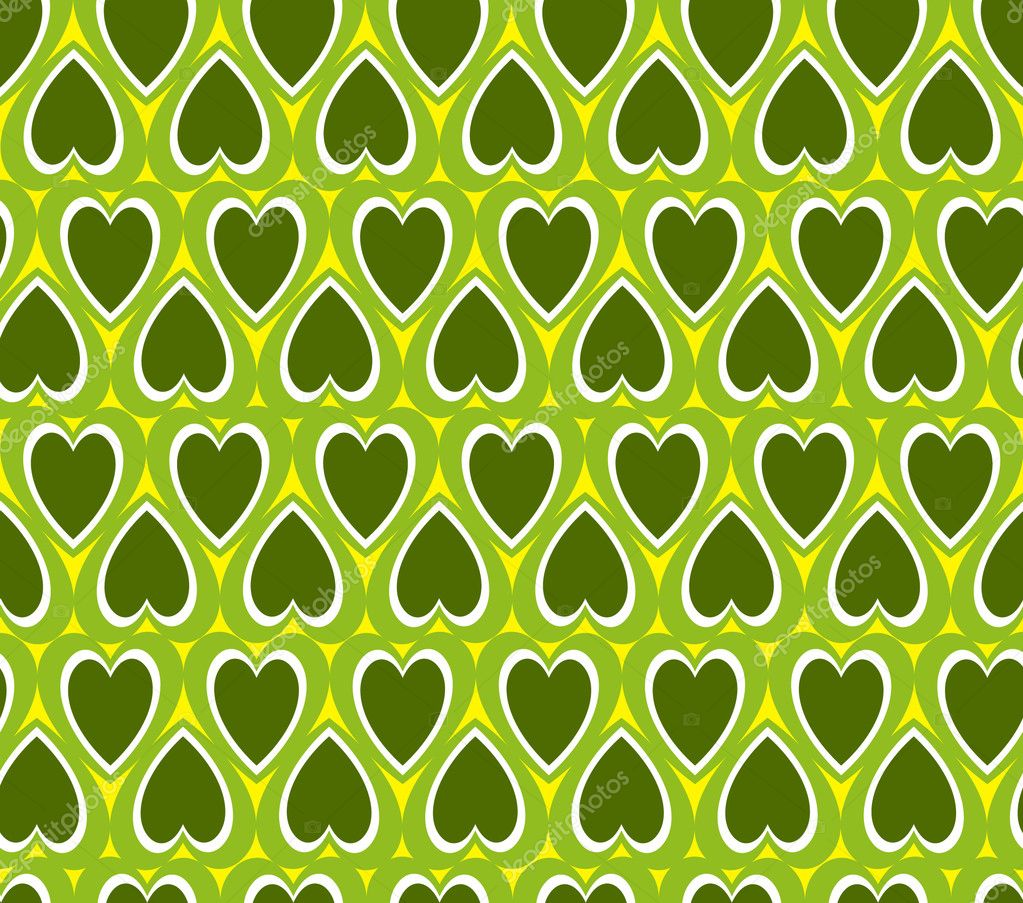 Green heart background — Stock Vector © vtorous #10944088