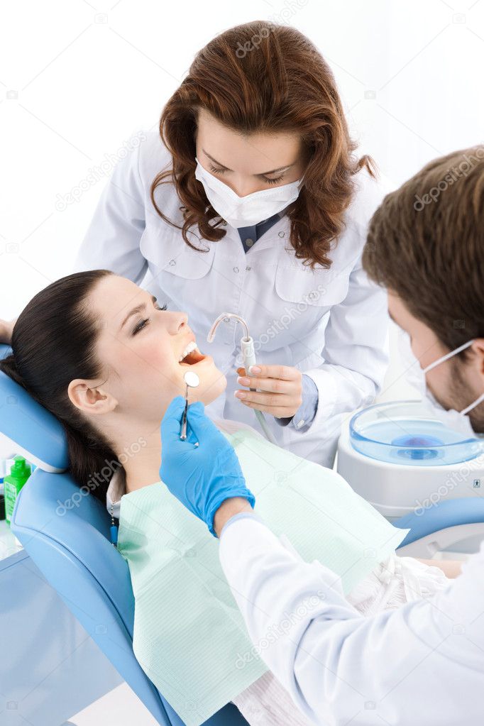 Treating carious choppers — Stock Photo © agencyby #12002380