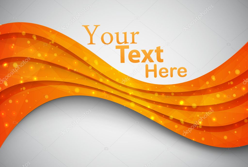 Vorlage orange Stock Vector by ©ABR_MAKS 10927715