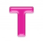 Neon letter t Stock Photo by ©pleskach 102913272