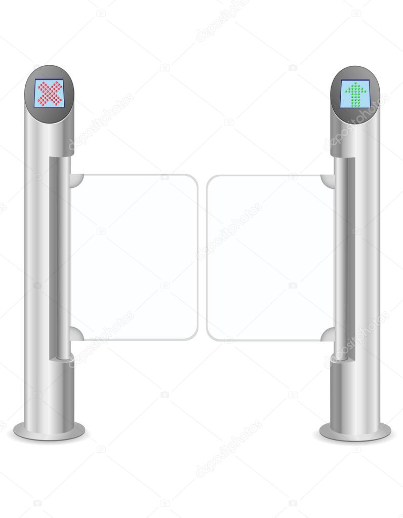 Turnstile vector illustration Stock Vector Image by ©kontur-vid #11045577