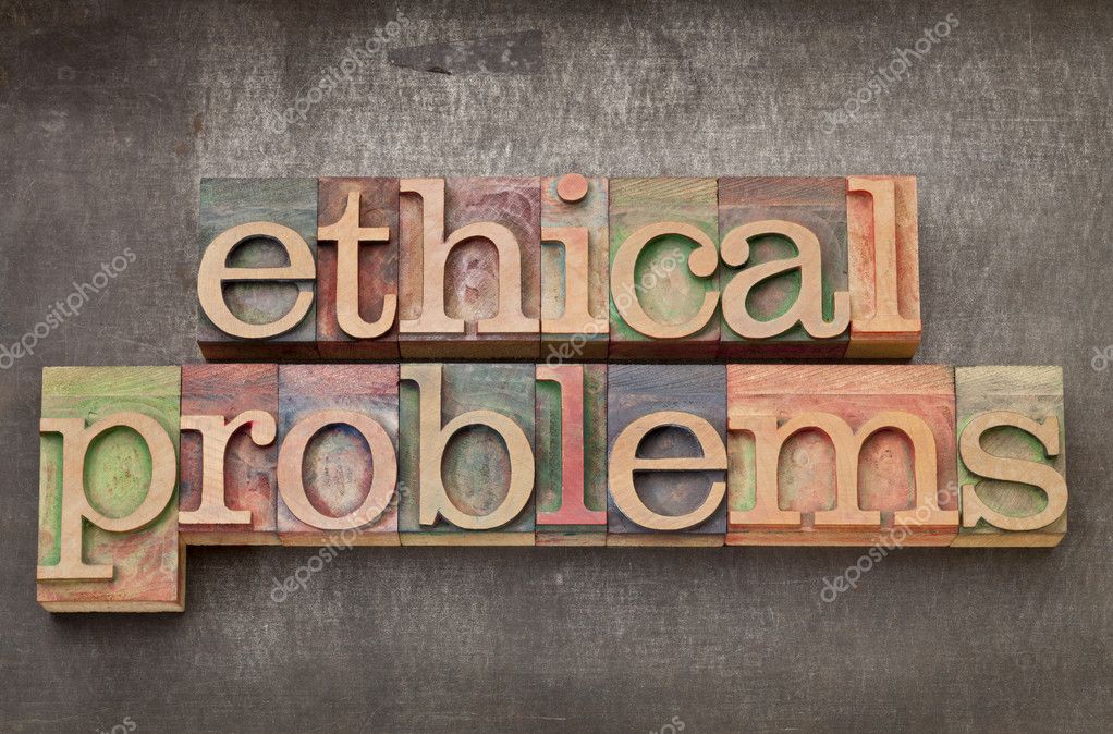 Ethical problems in wood type Stock Photo by ©PixelsAway 11412001