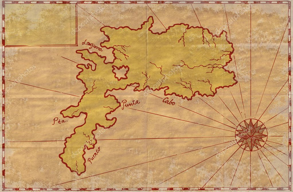 Mapa Vintage de la isla 2022