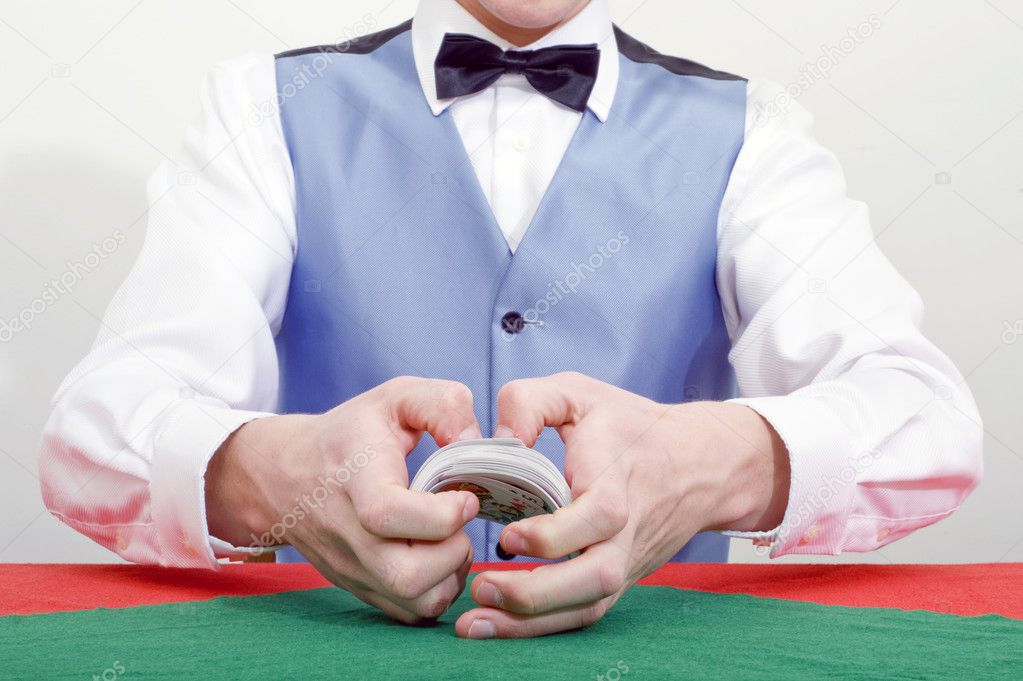 Shuffling cards — Stock Photo © Corepics #11864397