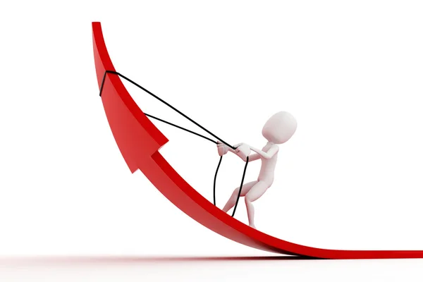 Person pushing an arrow Stock Photos, Royalty Free Person pushing an ...