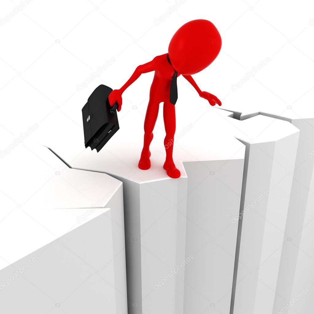 3D man, business motivation — Stockfotografi © digitalgenetics #11693974