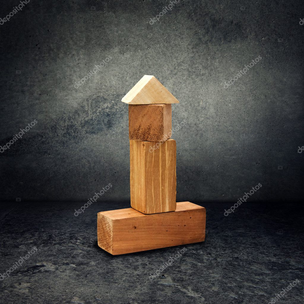 Wooden brick puzzle Stock Photo by ©stevanovicigor 11452313