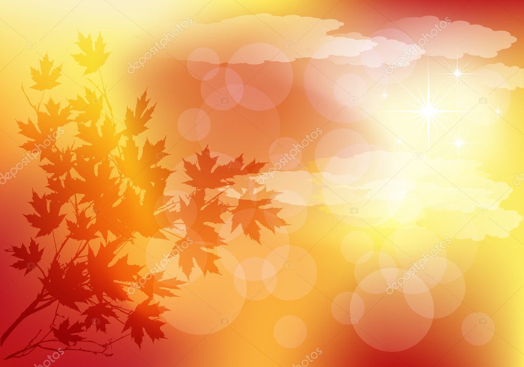 Autumn transparent background. Stock Vector Image by ©M_A_R_G_O #11363956