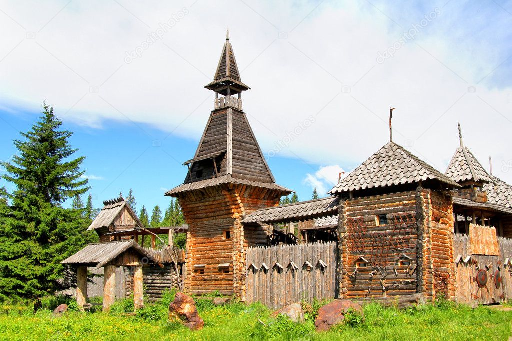 Wooden fortress Stock Photo by ©Artzzz 11331316