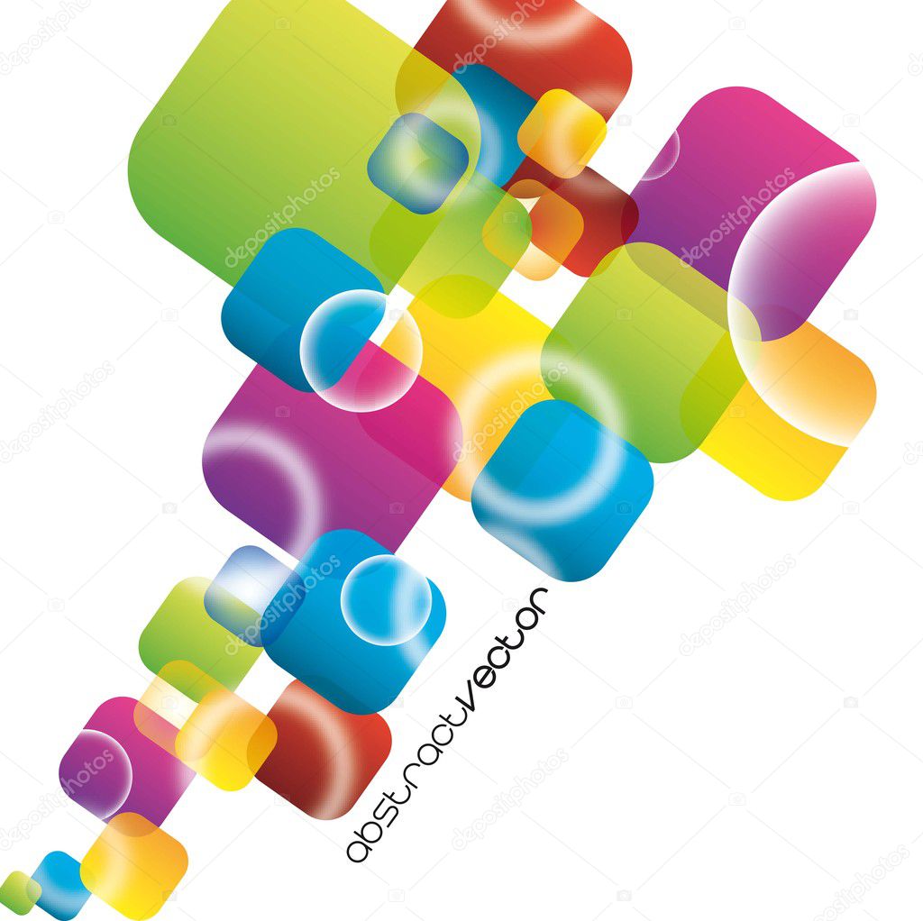 Colorful square Stock Vector Image by ©yupiramos #11965453