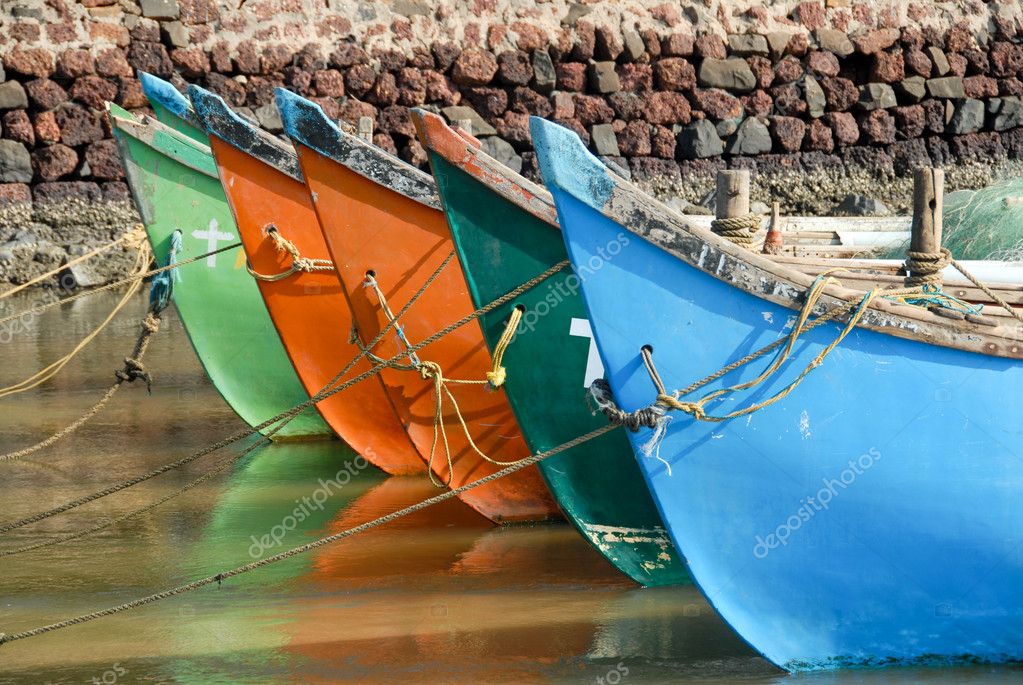 Colorful boats Stock Photo by ©yellowcrest 11573780