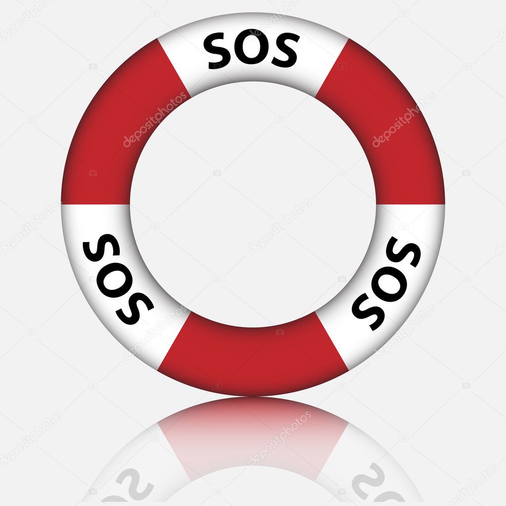 SOS circle Stock Vector Image by ©izmask #11836893