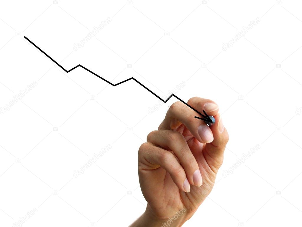 Hand drawing a chart Stock Photo by ©Viviamo 11016066