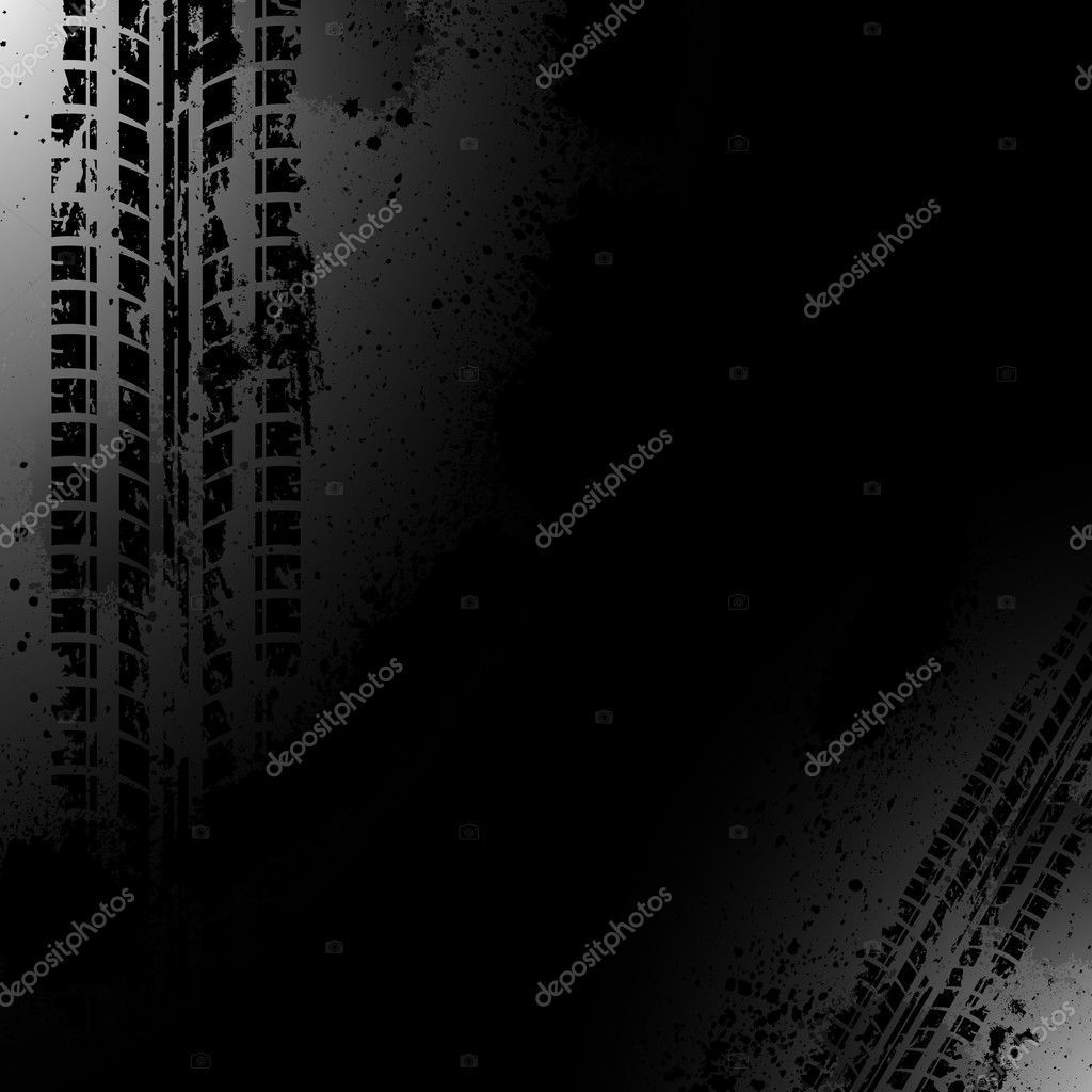 Black tire track Stock Vector by ©longquattro 11920124