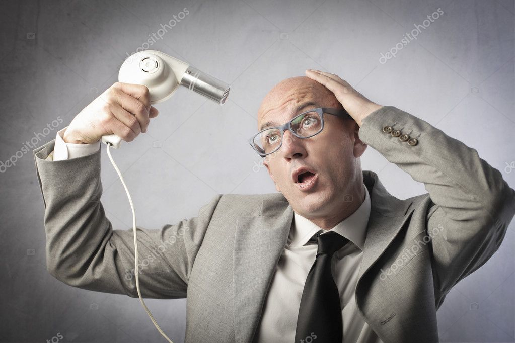 Crazy Bald — Stock Photo © olly18 #11125547