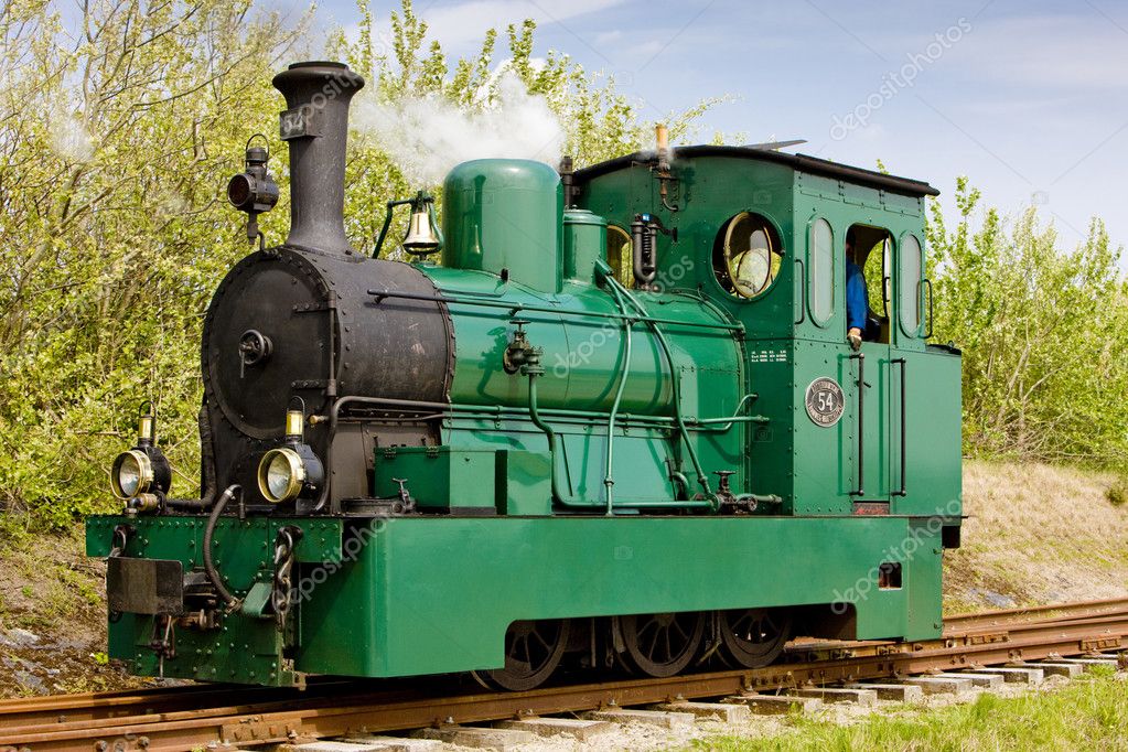 Steam tram, Middelplaat Haven, RTM, Ouddorp, Netherlands — Stock Photo ...