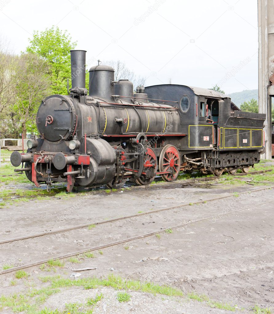 Steam locomotive (126.014), Resavica, Serbia — Stock Photo © phb.cz ...