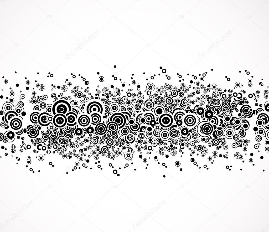 Round bubbles pattern. Vector Stock Vector Image by ©emaria #11603064