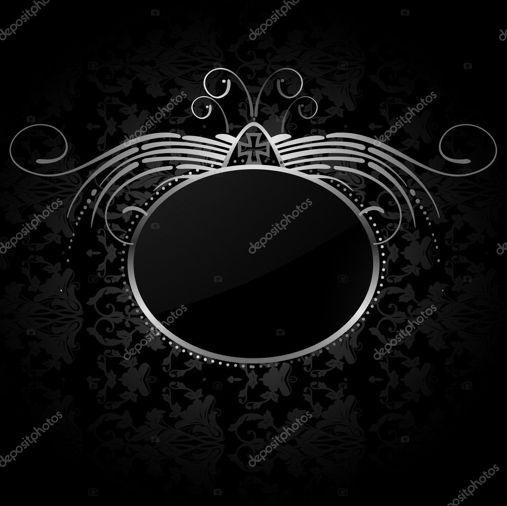 Royal background with silver frame. Vector — Stock Vector © emaria ...