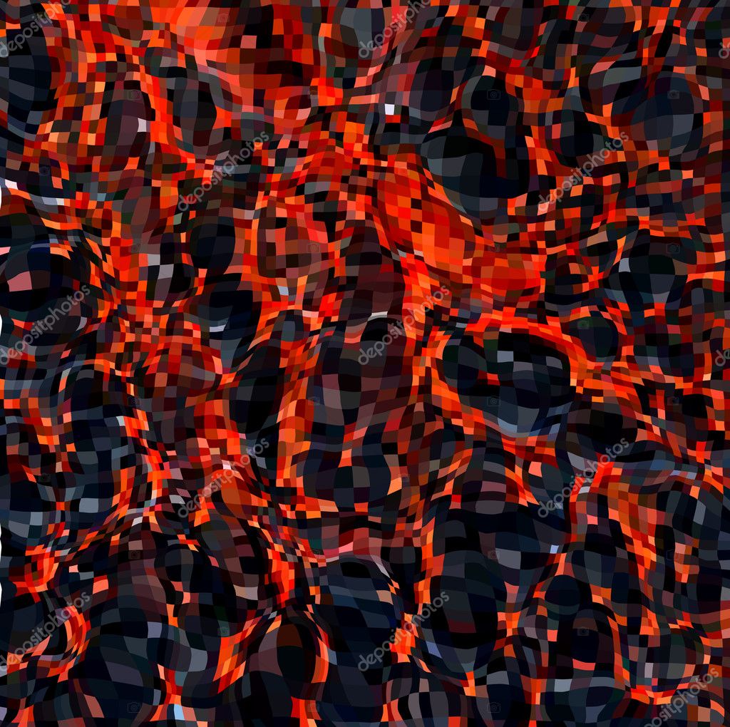 Hot Molten Lava. Vector abstract background Stock Vector Image by ...