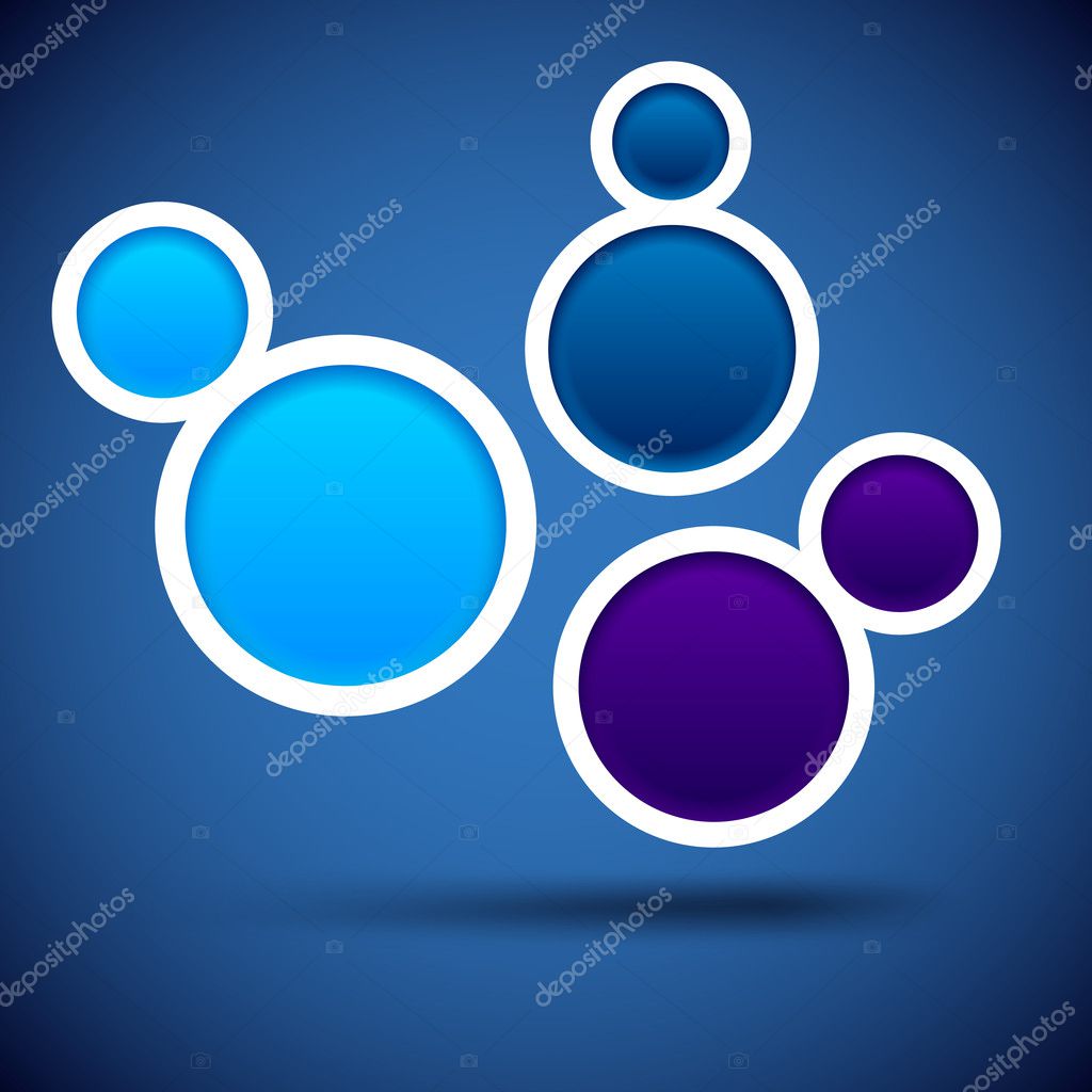 Web bubble background. Stock Vector Image by ©Maxborovkov #11742168